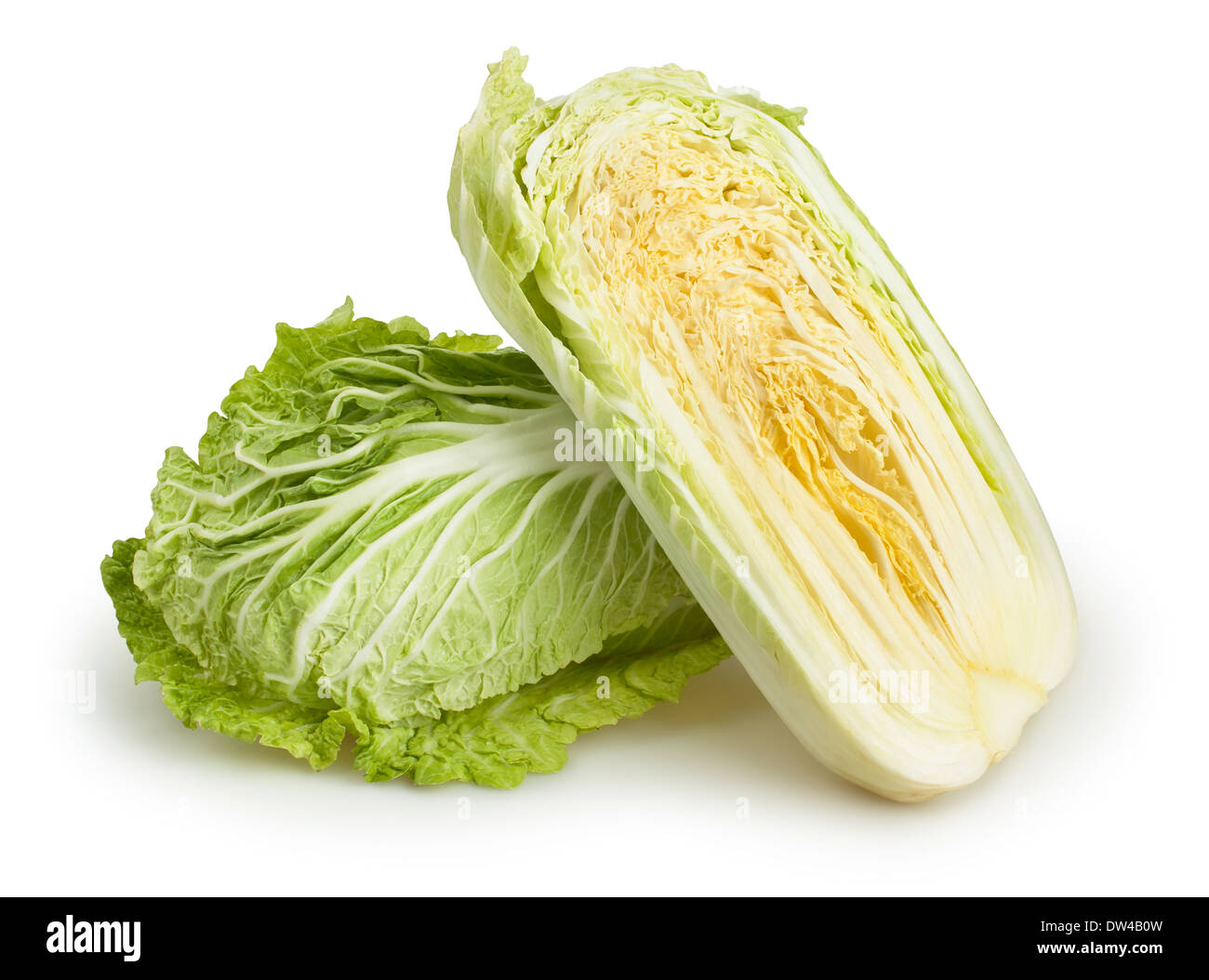 Half fresh cabbage on Cut Out Stock Images & Pictures - Alamy