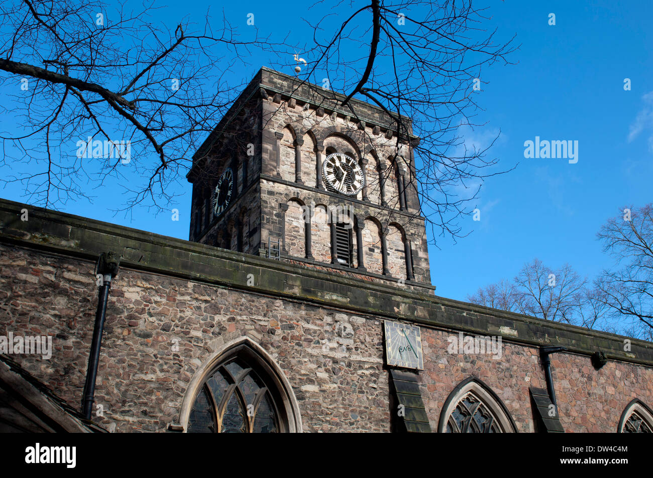 St nicholas church leicester leicestershire hi-res stock photography ...