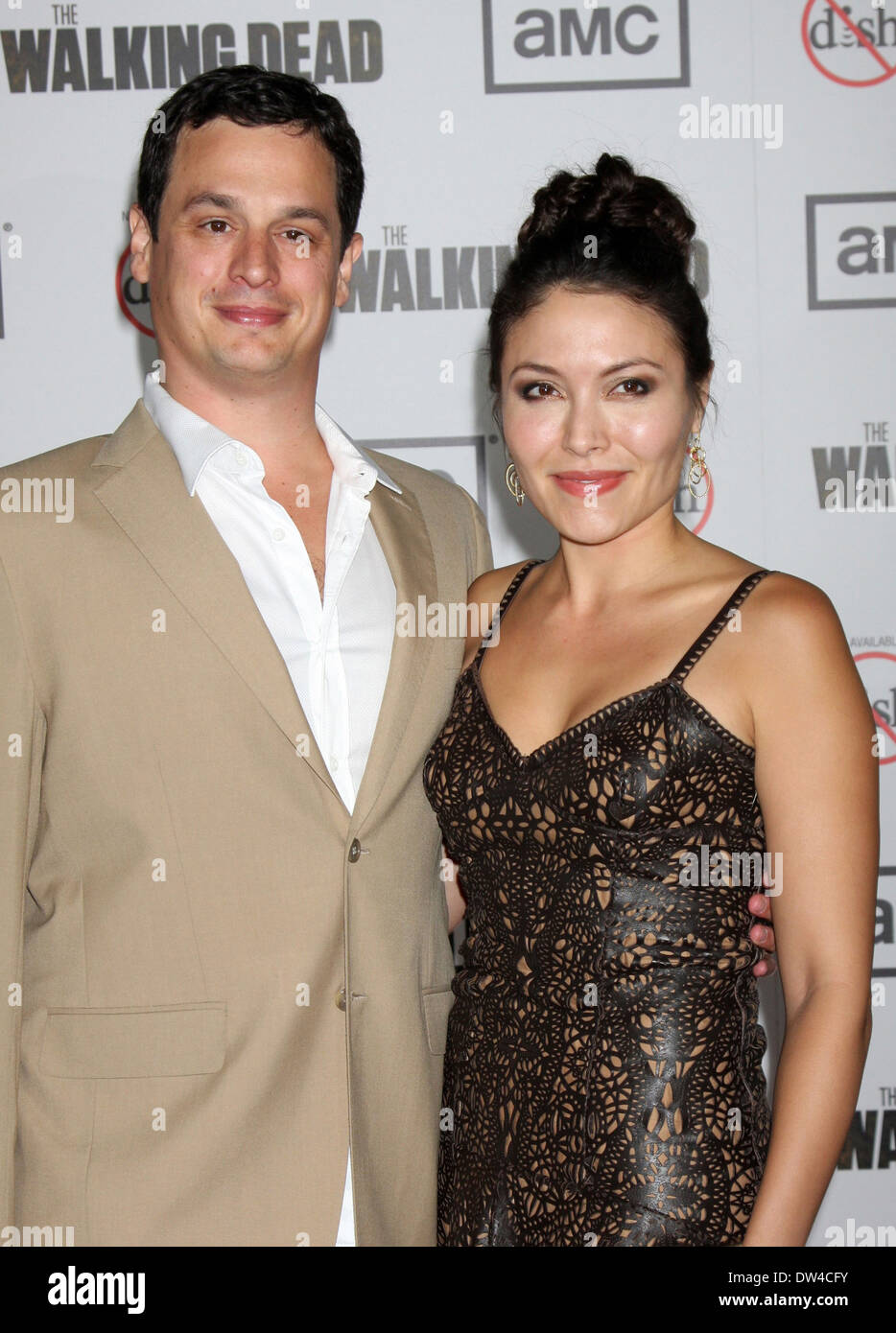 David Alpert and guest Premiere Of AMC's "The Walking Dead" 3rd Season ...