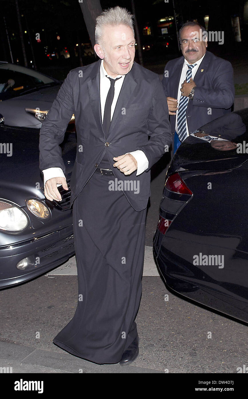 Designer Jean Paul Gaultier attends the opening of a new retrospective ...