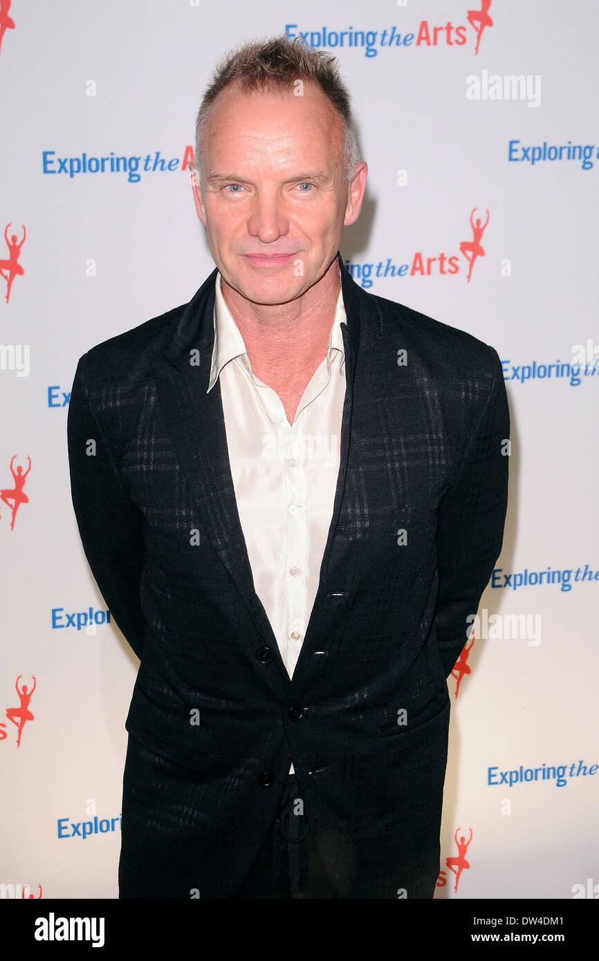 Sting aka Gordon Sumner 6th annual Exploring the Arts Fundraising gala ...