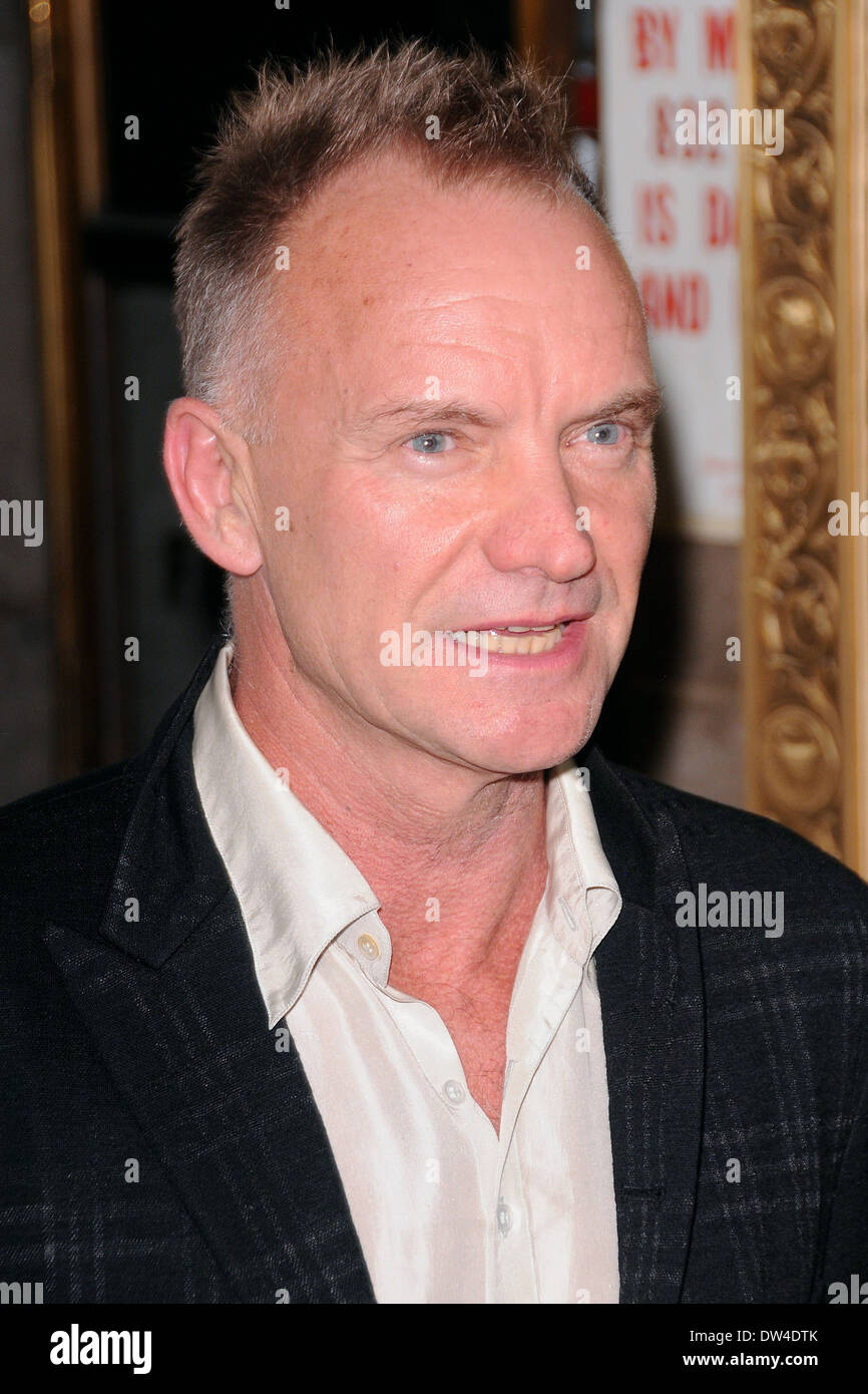 Sting aka Gordon Sumner 6th annual Exploring the Arts Fundraising gala ...