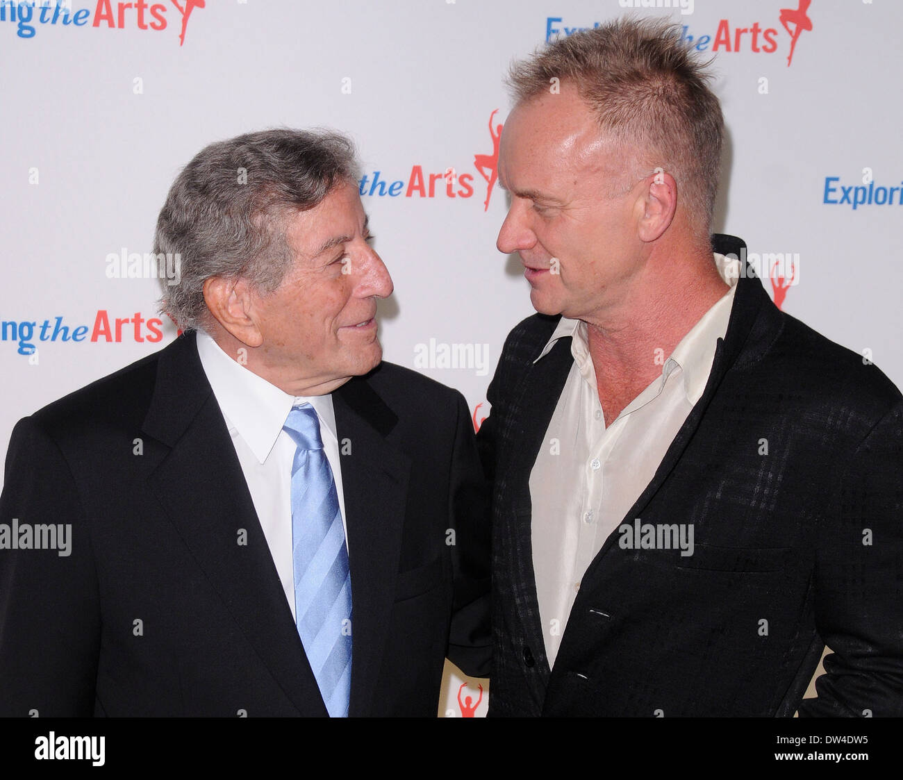 Sting aka Gordon Sumner and Tony Bennett 6th annual Exploring the Arts ...