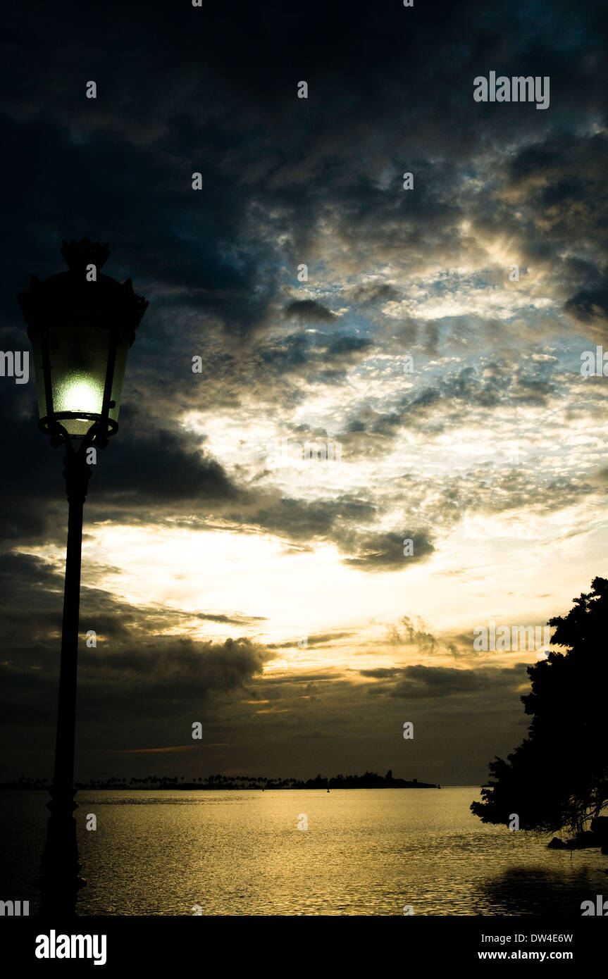 Sunset in San Juan,Puerto Rico Stock Photo - Alamy