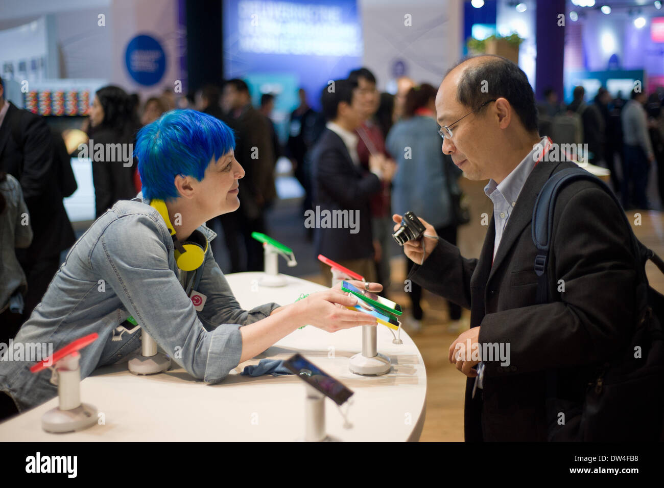 Hostess smartphones hi-res stock photography and images - Alamy