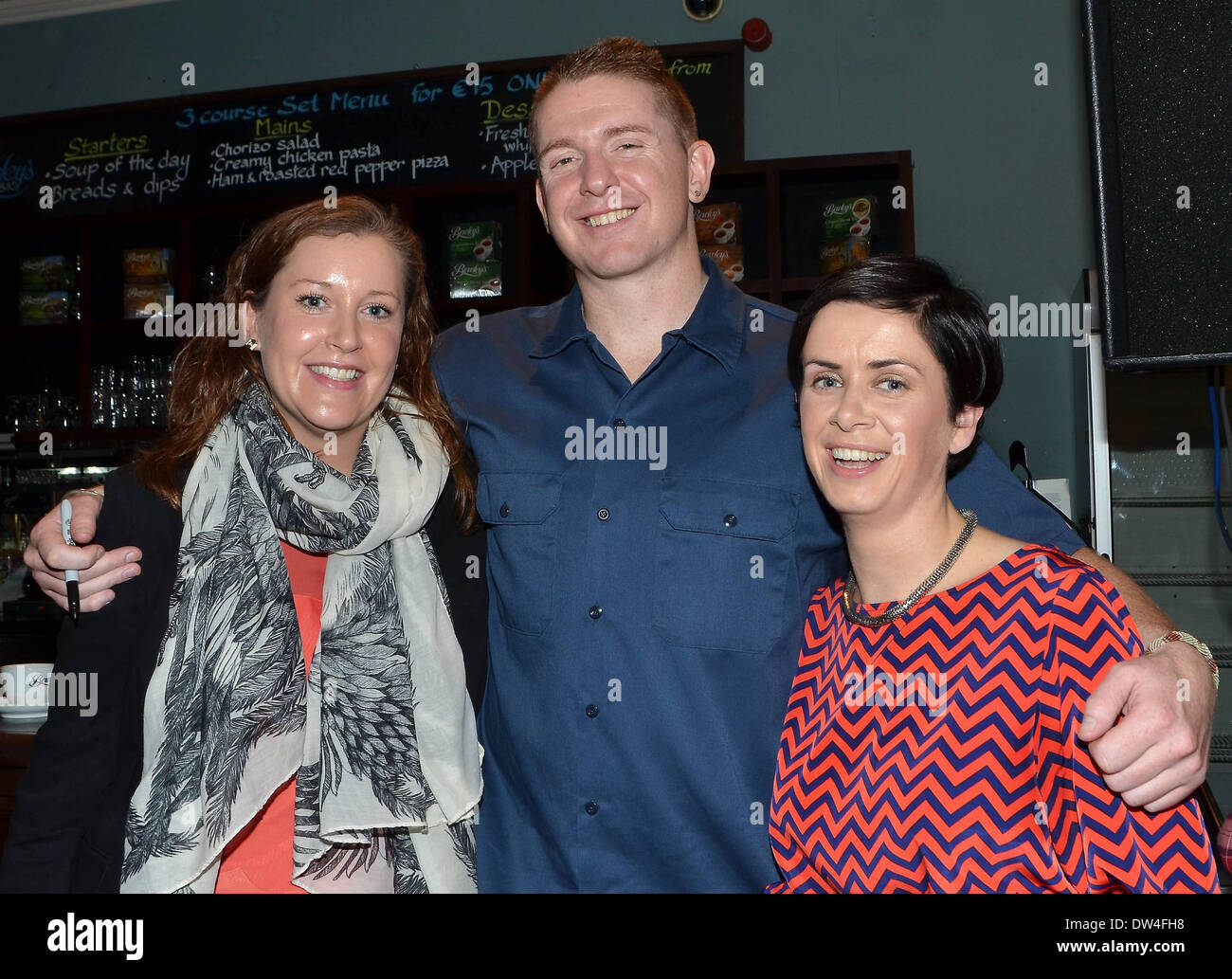 Damien Dempsey with fans Gemma Macken and Lorraine Mitchell Damien ...