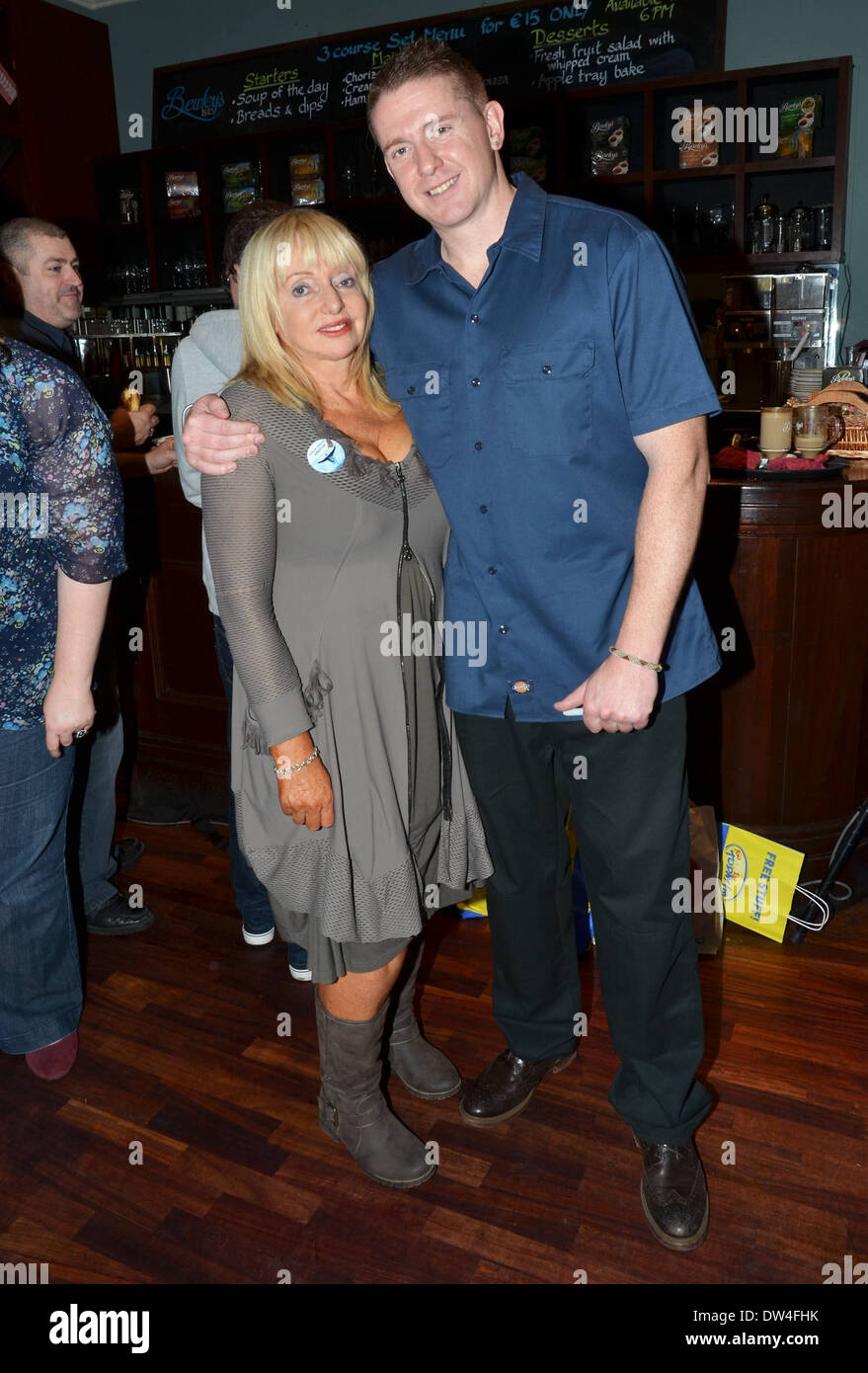 Damien Dempsey and mother Adrienne Damien Dempsey launches his new ...