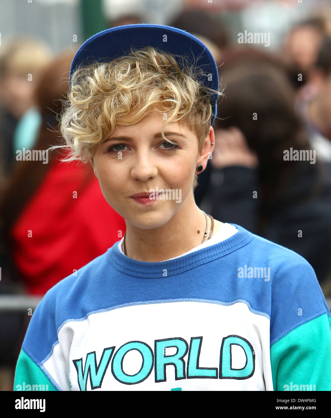 Charlotte Rundle of MK1 X Factor contestants arrive at rehearsal ...