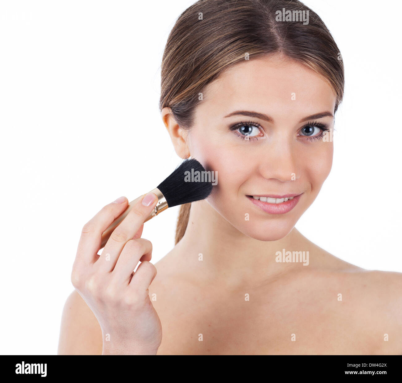 Beautiful woman with makeup hi-res stock photography and images - Alamy