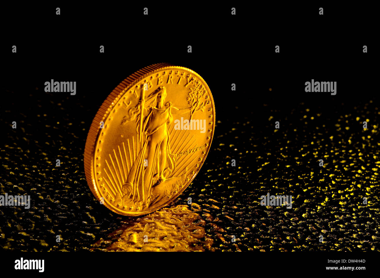 American LIberty gold bullion Stock Photo - Alamy