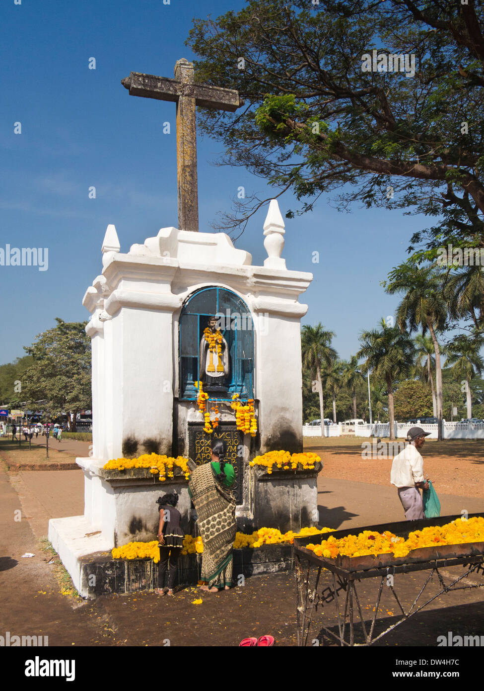 India, Goa, Old Velha Goa, Basilica of Bom Jesus, St Francis Xavier ...