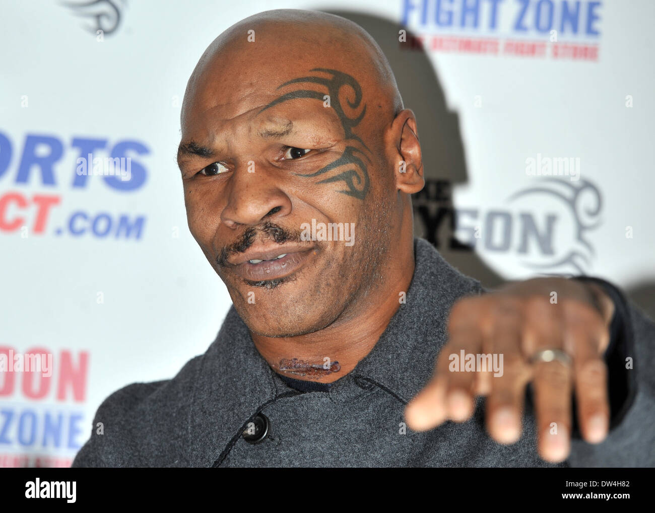 Mike Tyson hosts a Q&A session at Lillywhites Piccadilly to co-incide ...