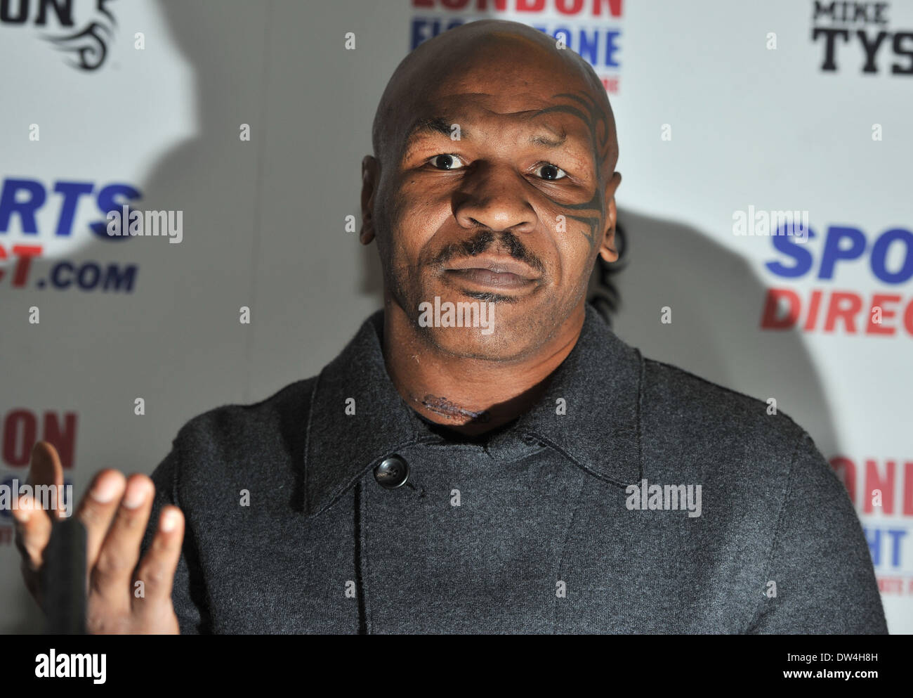 Mike Tyson hosts a Q&A session at Lillywhites Piccadilly to co-incide ...