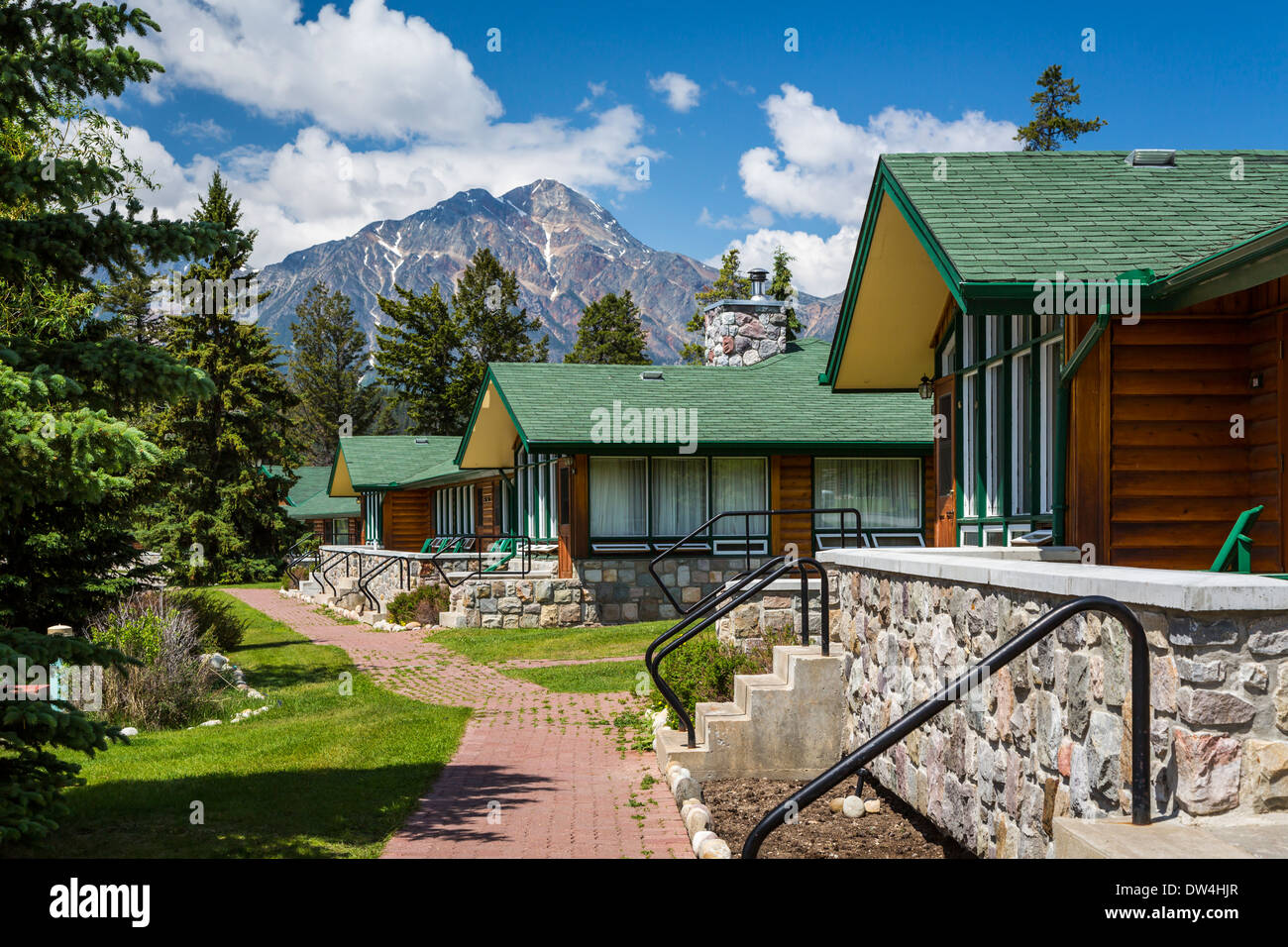 The Fairmont Jasper Park Lodge in Jasper Alberta, Canada Stock Photo ...