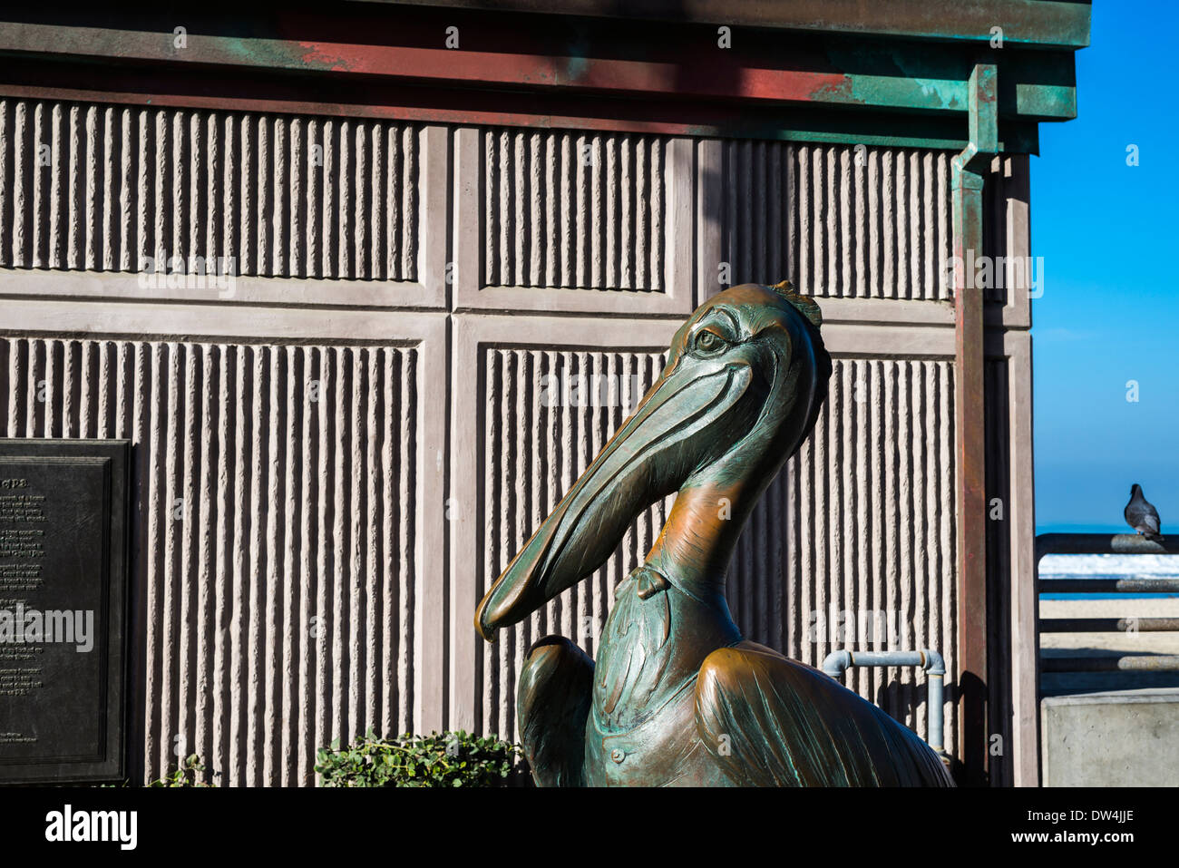 Pelican Statue. The statue is named "Pelican Brown." San Diego ...