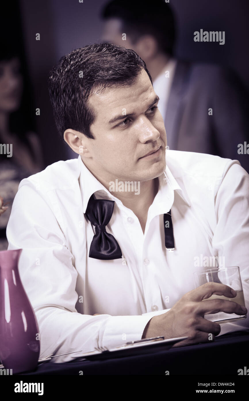 Table of the restaurant hi-res stock photography and images - Alamy