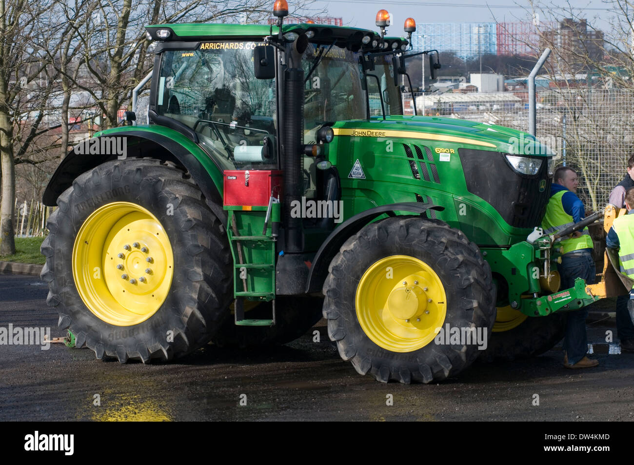 john deere tractor tractors Stock Photo - Alamy