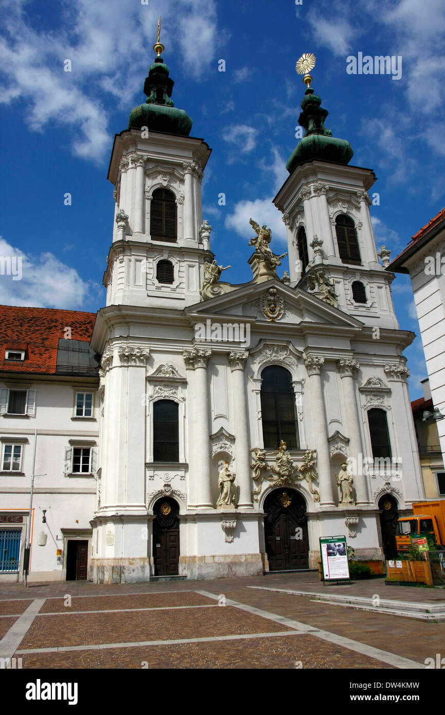 The church Mariahilf in the Styrian capital Graz is a pilgrimage church ...