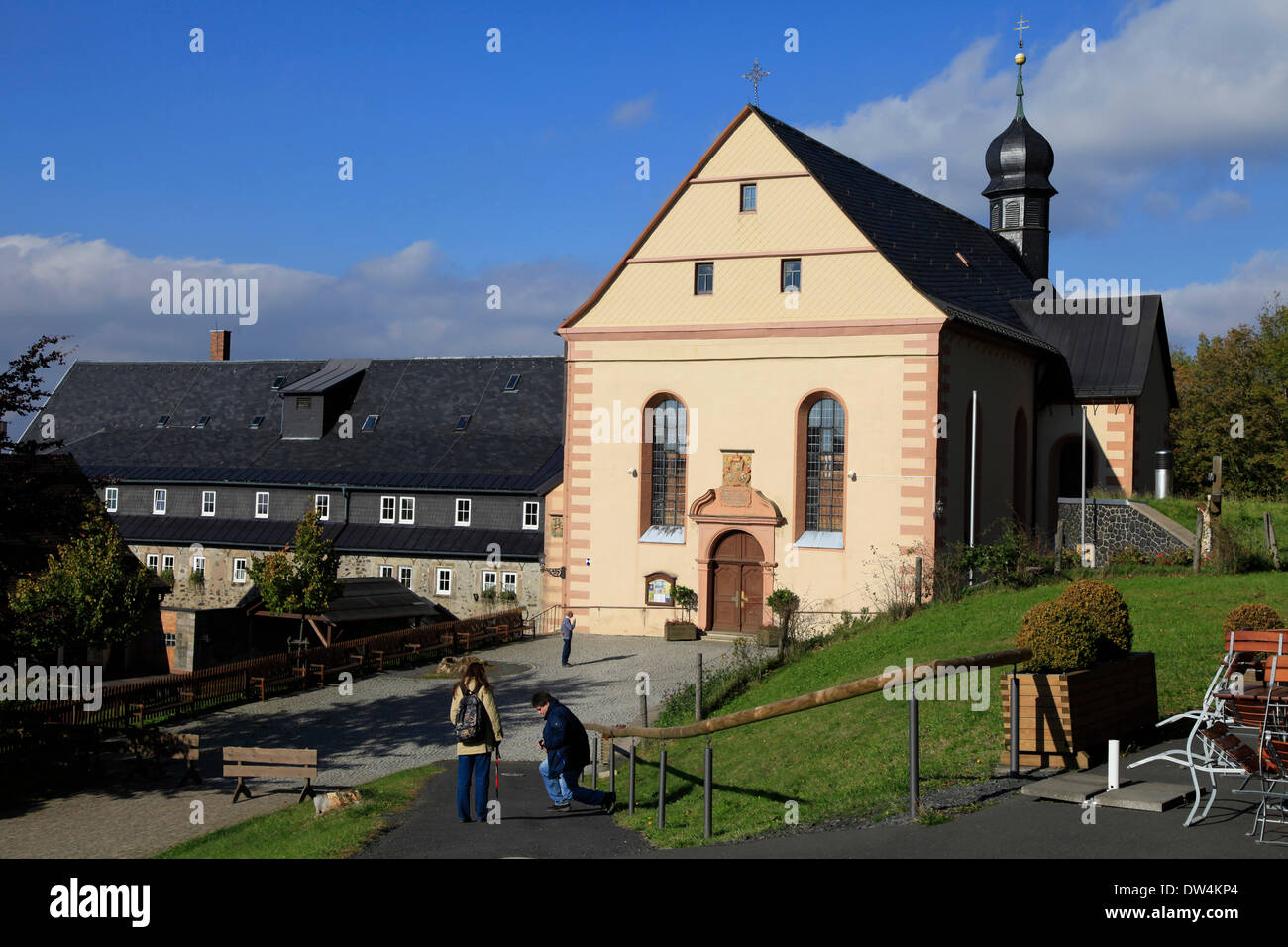 The monastery church of Kreuzberg Monastery is a church without a tower ...