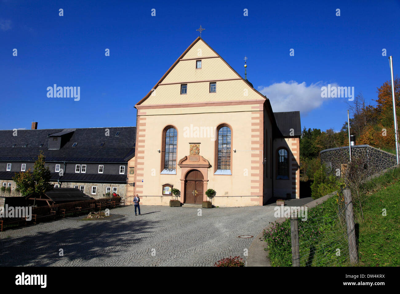 The monastery church of Kreuzberg Monastery is a church without a tower ...