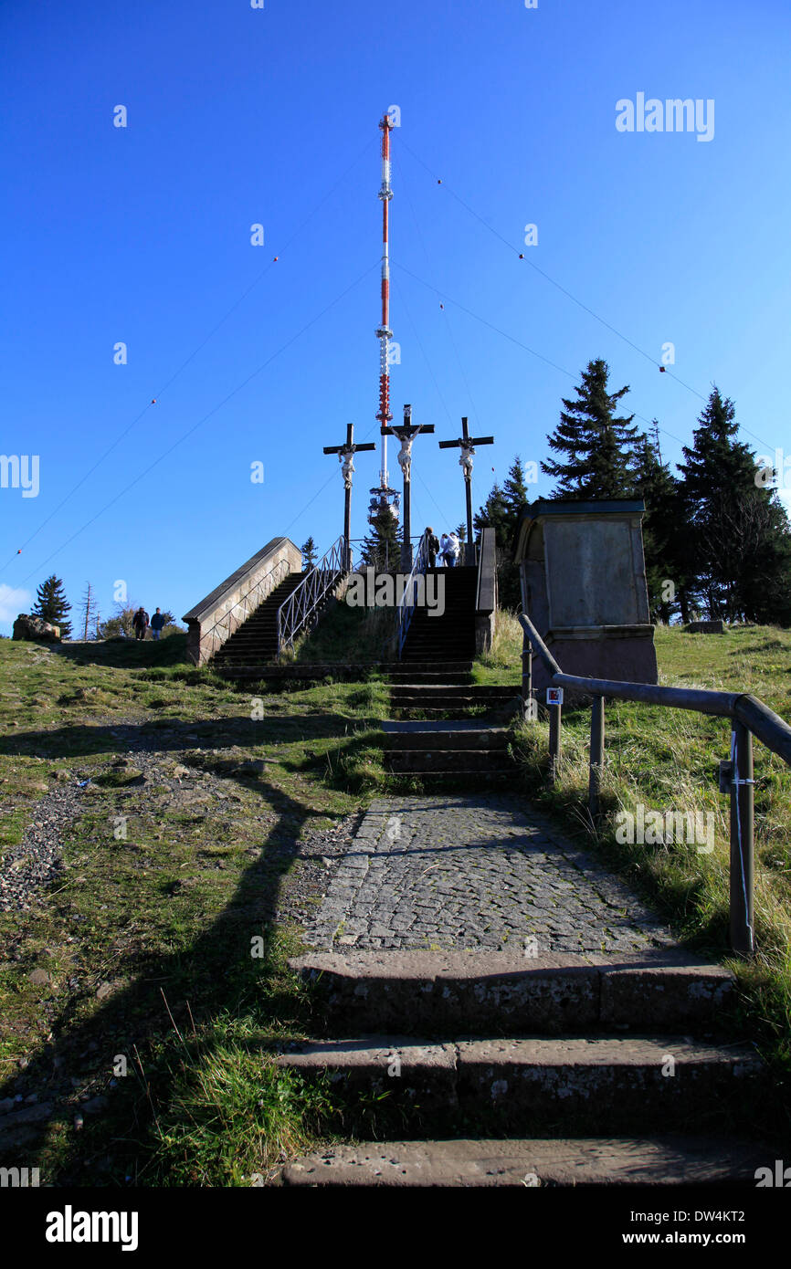 Cross way on Kreuzberg. Since the proselytizing of the Franks in 686 it ...