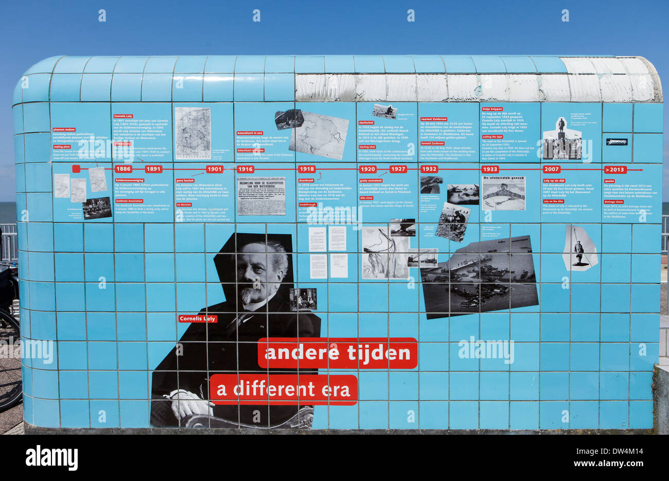 Monument of the Zuiderzee Works Stock Photo - Alamy