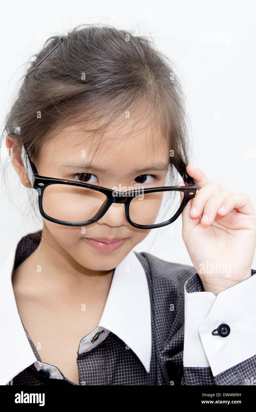 Pretty asian business kid Stock Photo - Alamy