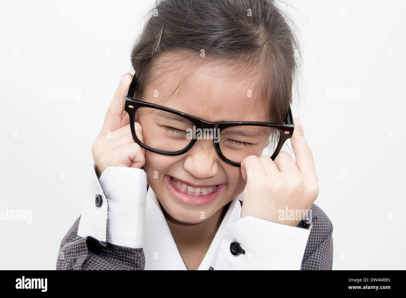 Happy Asian business kid Stock Photo - Alamy