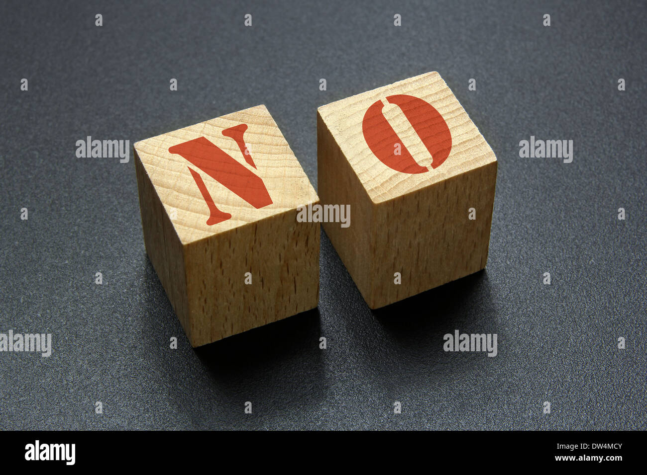 wood blocks with no word on black background Stock Photo - Alamy