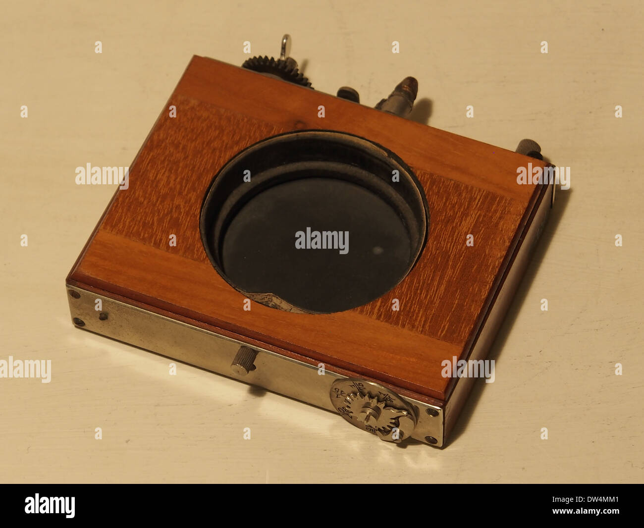 This image features old photographic equipment, including vintage ...