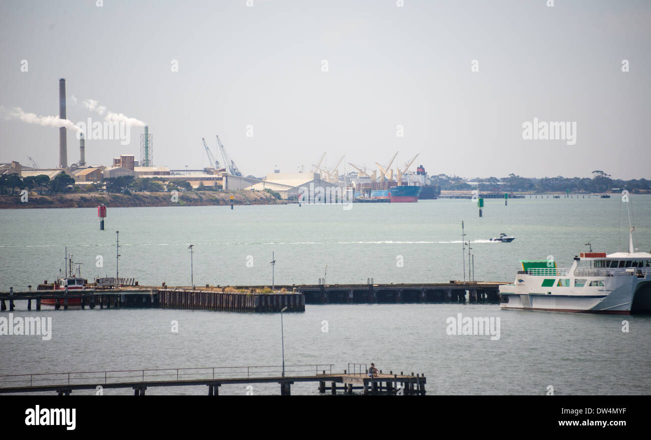 Chemical industry plant shipping. smelter the refinery and smelter ...