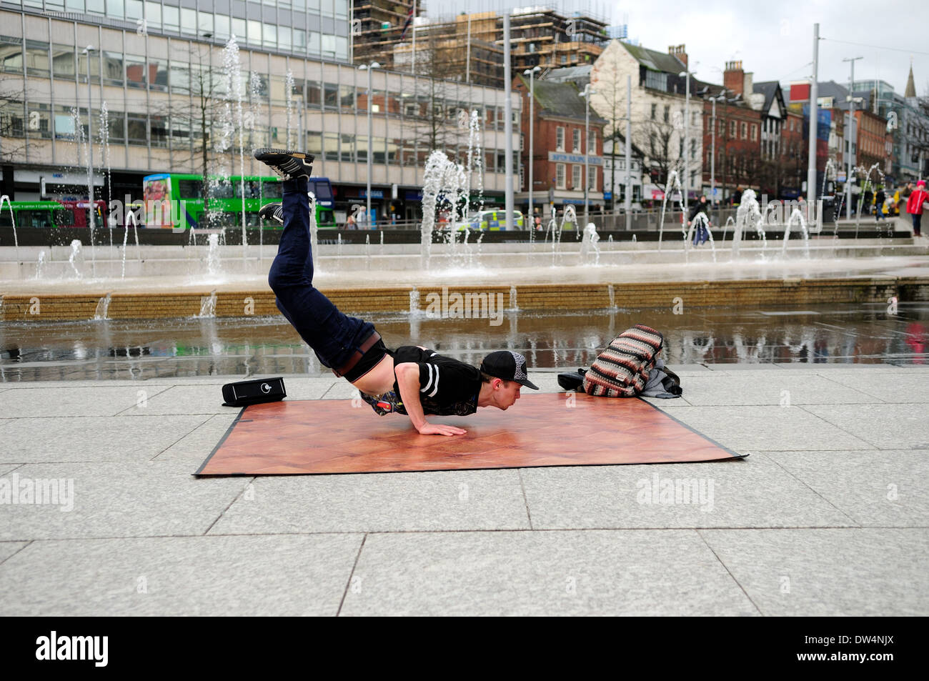 Free-Runner And Street Dancer Stock Photo - Alamy