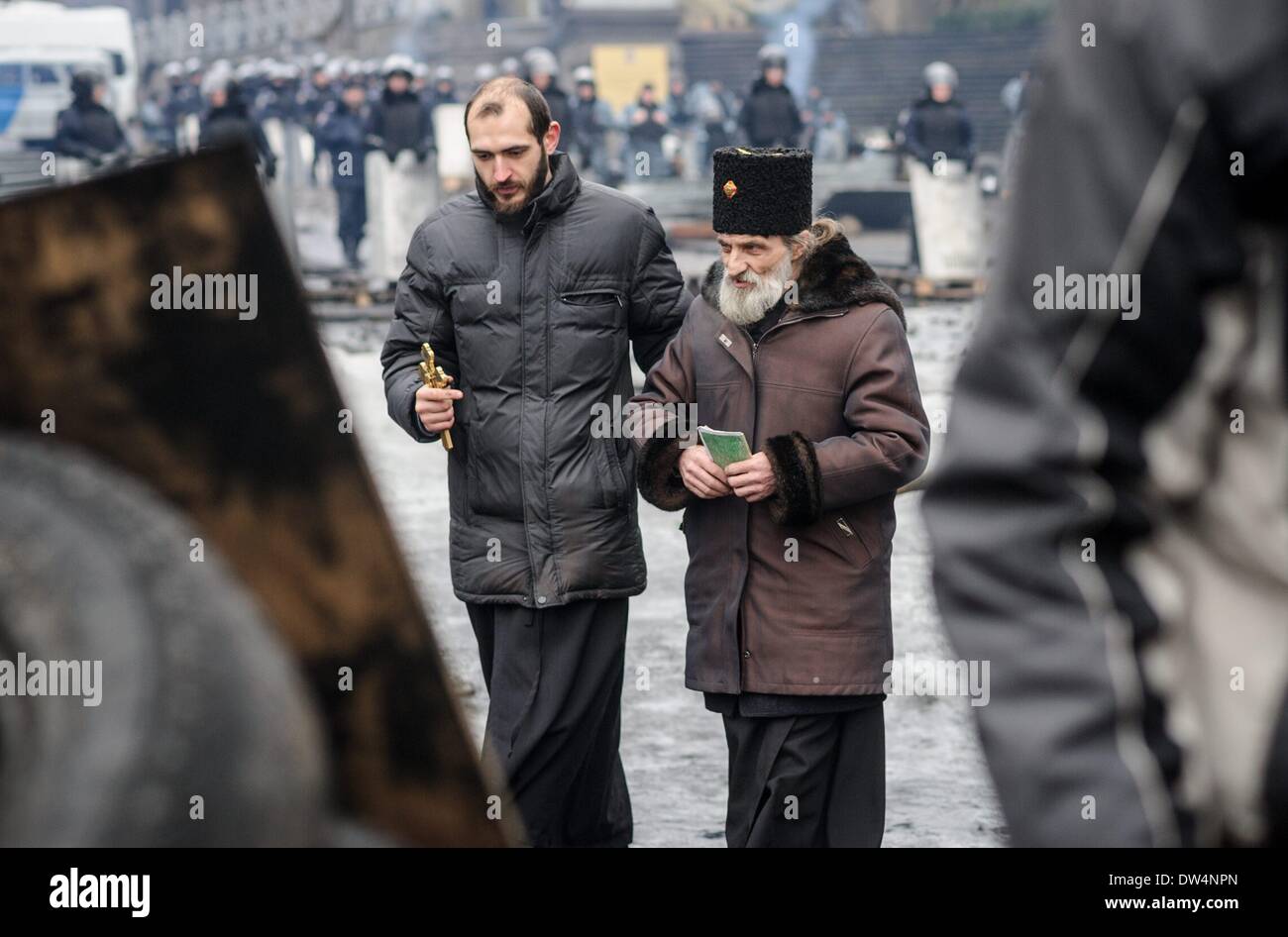 After a worship between the police and oppositional fronts Priests come ...