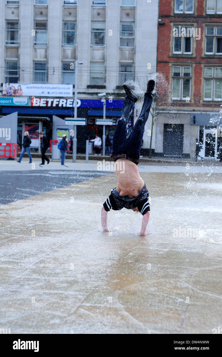 Free-Runner And Street Dancer Stock Photo - Alamy