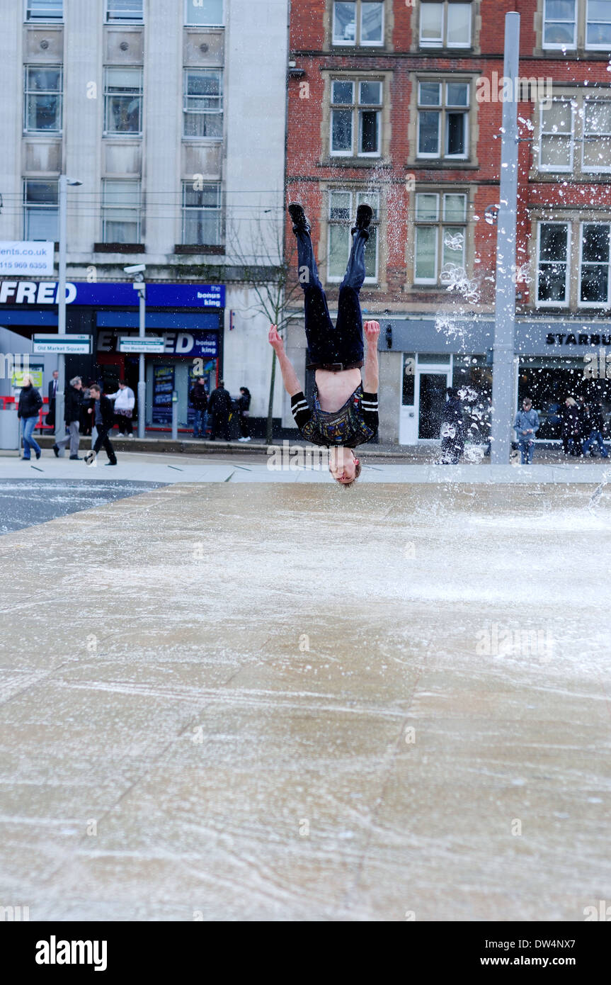 Free-Runner And Street Dancer Stock Photo - Alamy