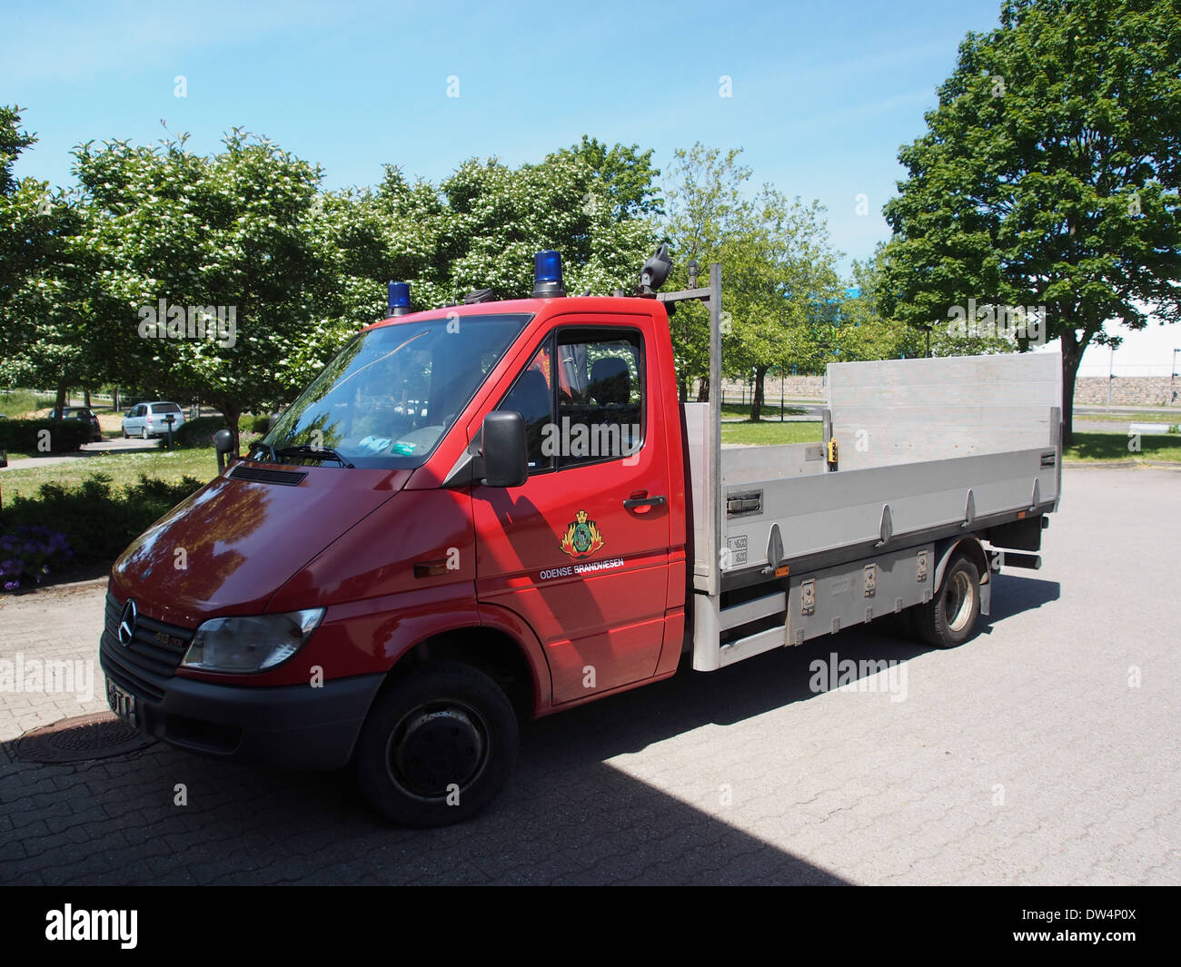 Vintage mercedes fire engine hi-res stock photography and images - Alamy
