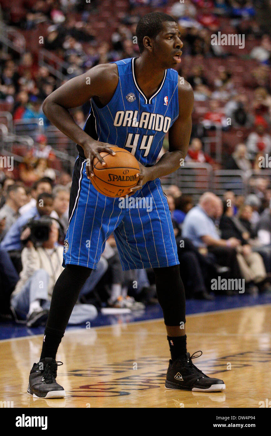 February 26, 2014: Orlando Magic power forward Andrew Nicholson (44) in ...