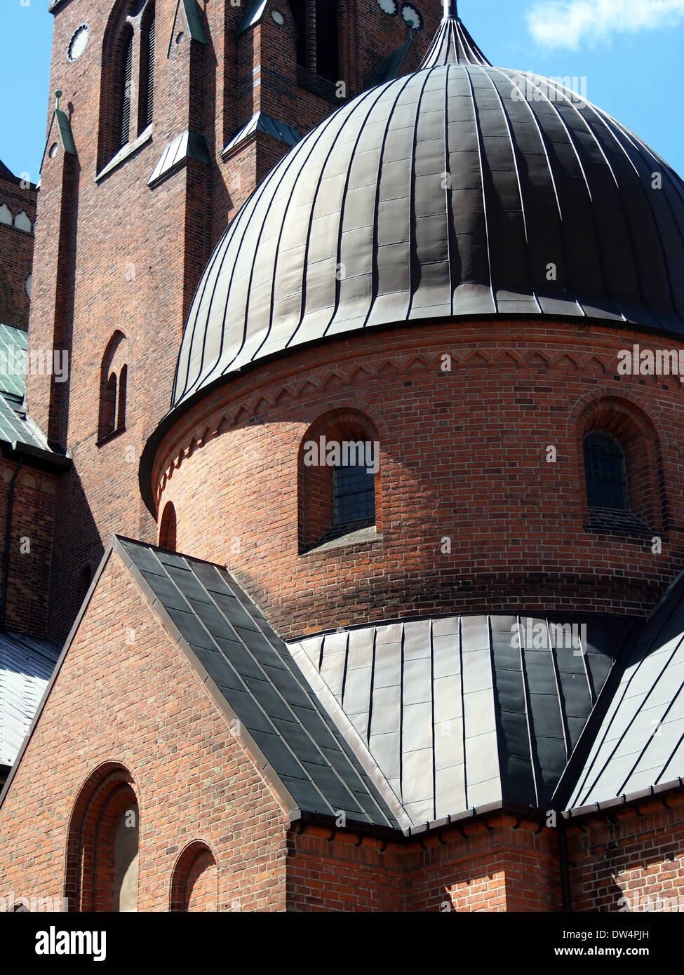 Roskilde Cathedral is a prominent church in Denmark, known for its ...