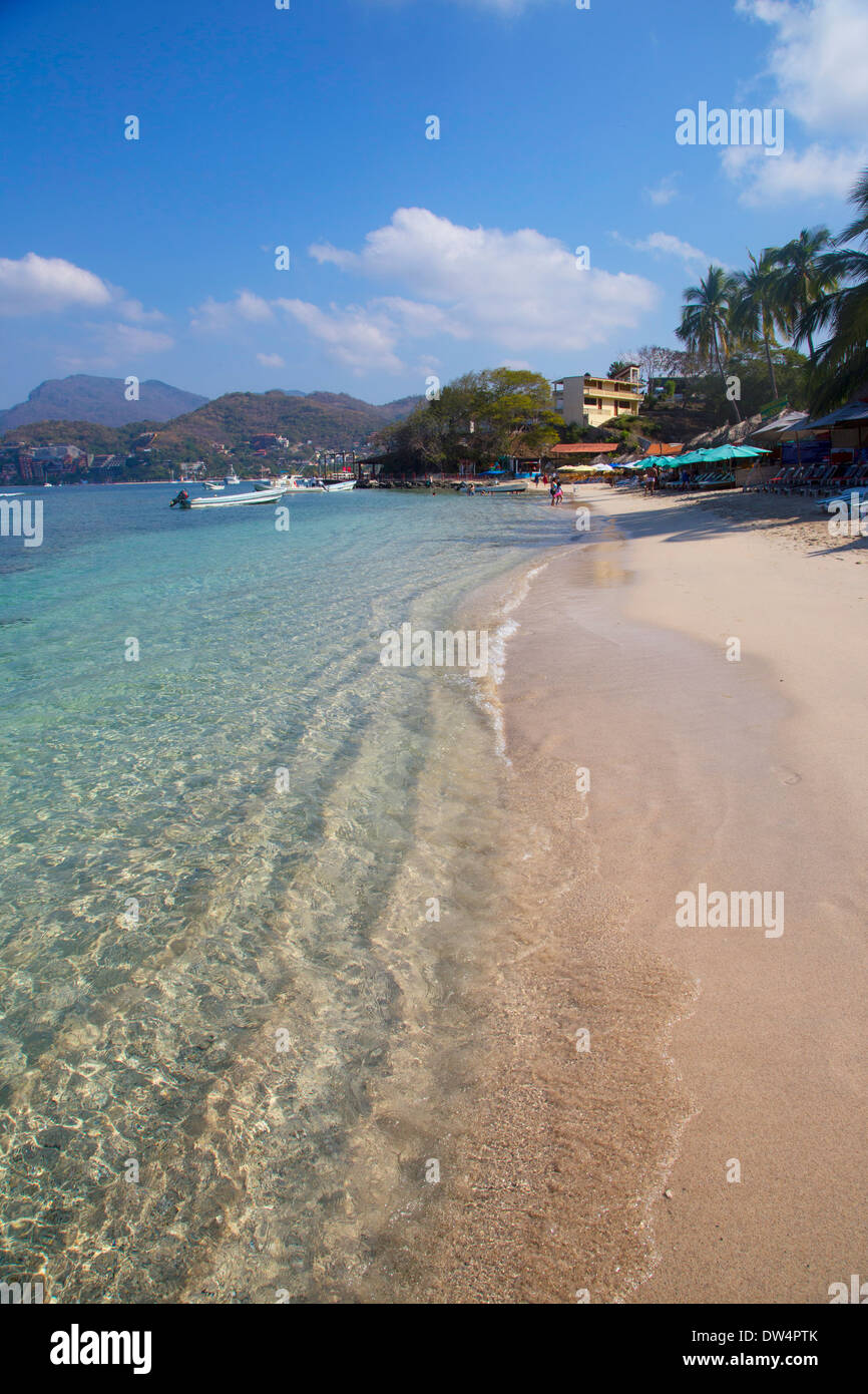 Playa Las Gatas Zihuatanejo Guerrero Mexico Stock Photo Alamy