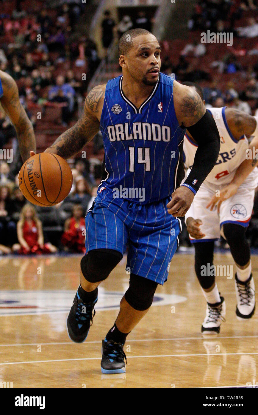 February 26, 2014: Orlando Magic point guard Jameer Nelson (14) in ...