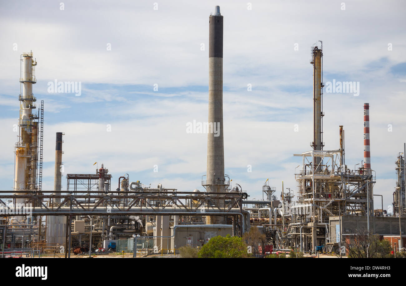 Chemical industry plant shipping. smelter the refinery and smelter ...