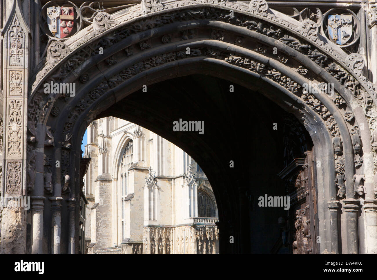 Cathedral Gate, Canterbury, Kent, England Stock Photo - Alamy