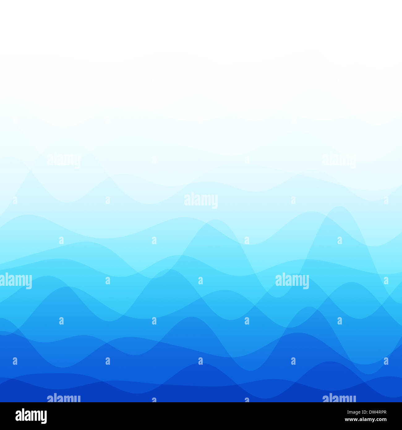 Abstract blue gradient wave background with copy space Stock Photo - Alamy