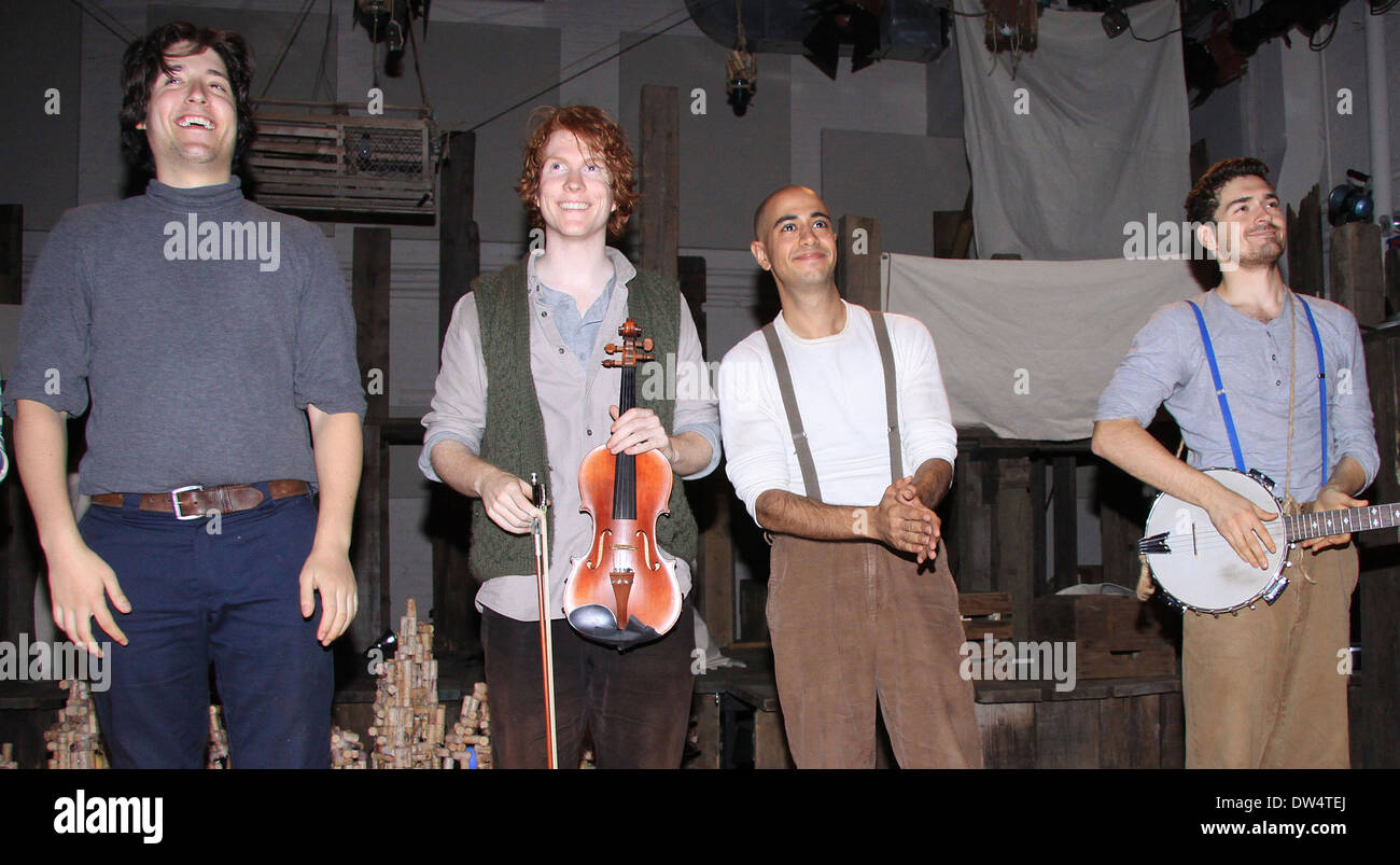 Ben Weschler, Ryan Melia, Arya Shahi and Alex Falberg Opening night of ...