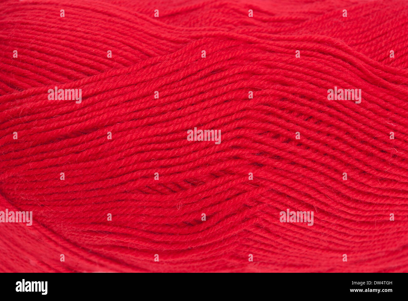 Red Knitting Yarn Stock Photo - Alamy