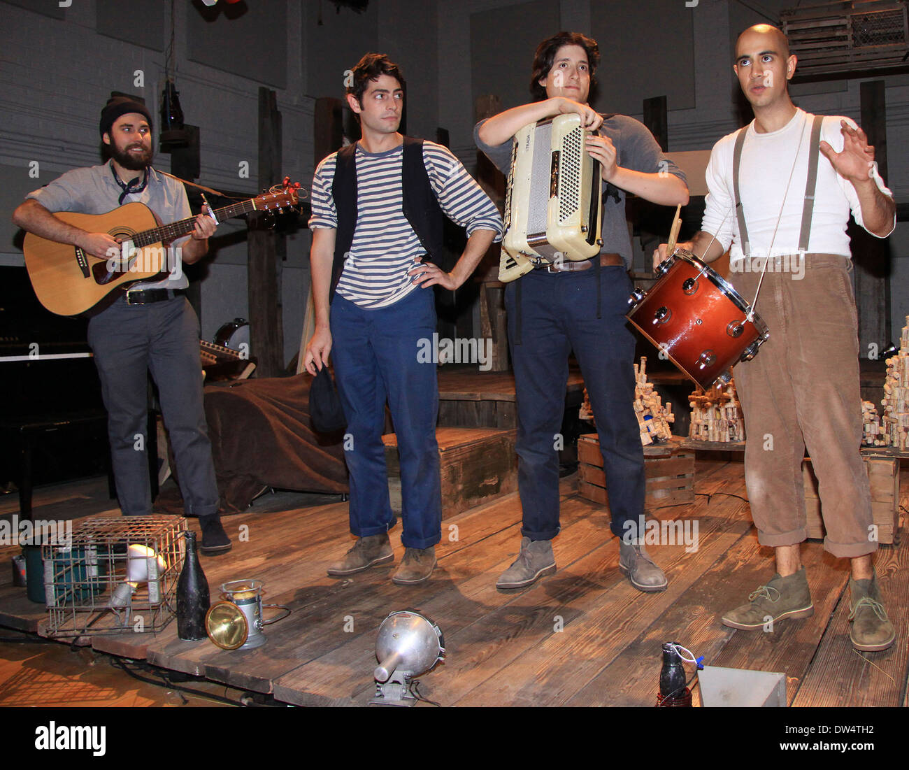 Ben Ferguson, Curtis Gillen, Ben Weschler and Arya Shahi Opening night ...