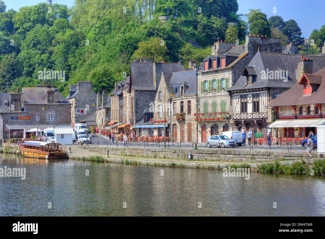 old port of Dinan Stock Photo - Alamy