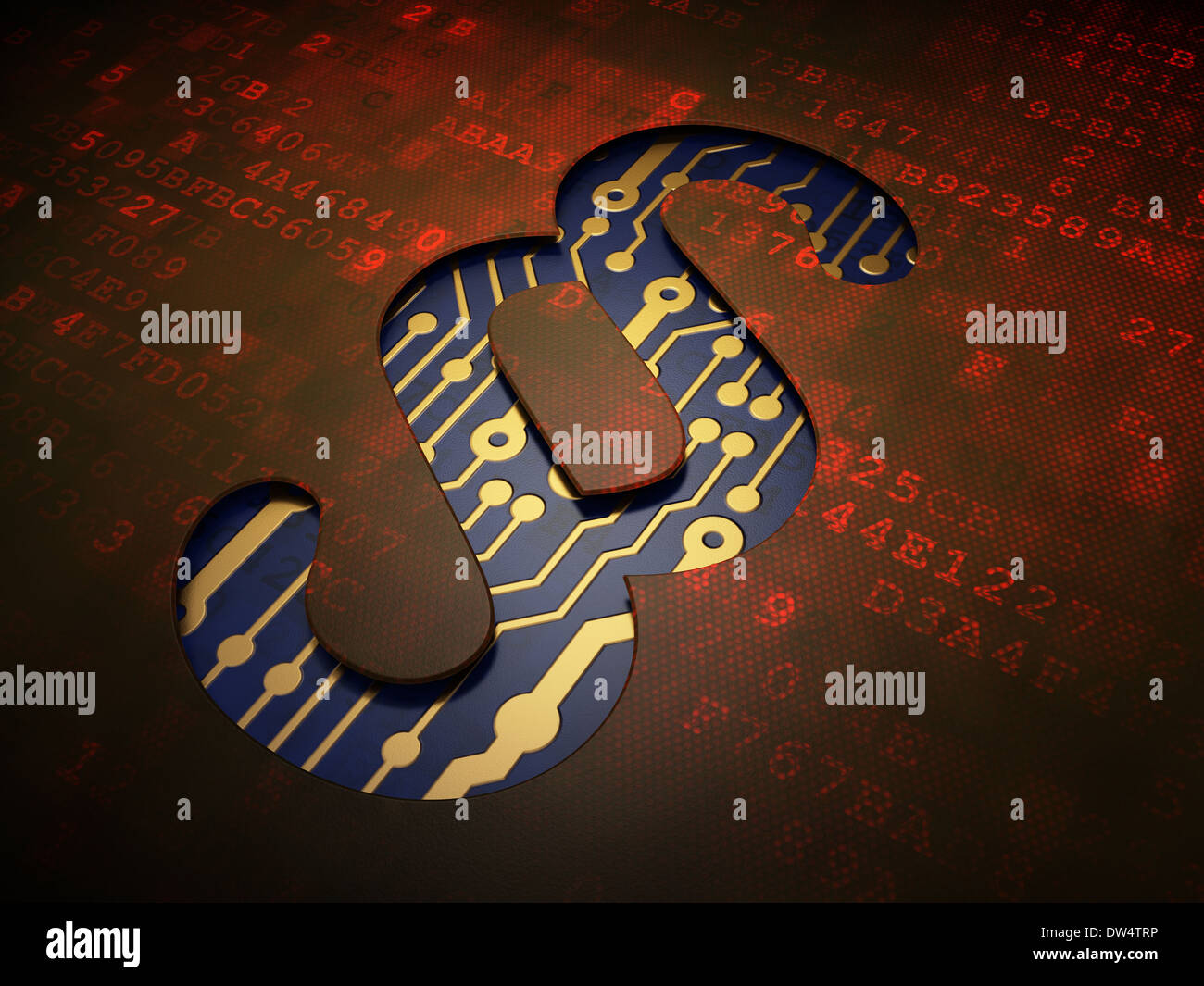 Law concept: Paragraph on digital screen background Stock Photo - Alamy