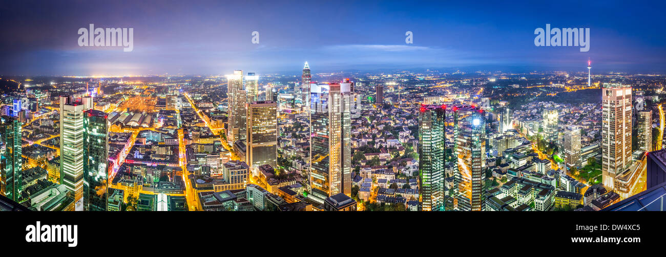 Frankfurt, Germany city skyline panorama Stock Photo - Alamy