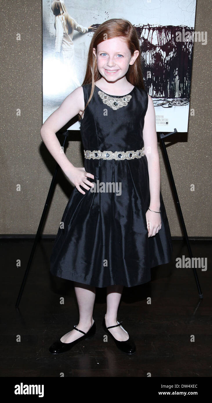 Clare Foley at the NYC screening of 'Sinister' at the Tribeca Grand ...